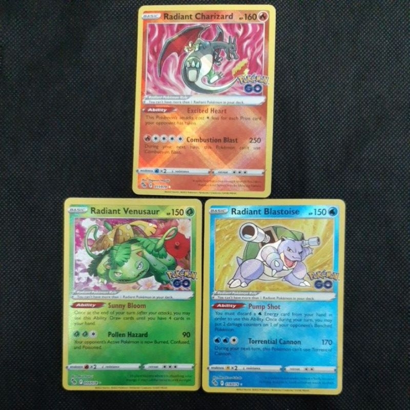 Pokemon Card TCG: Pokemon Go: Radiant Charizard 011/078 Radiant ...