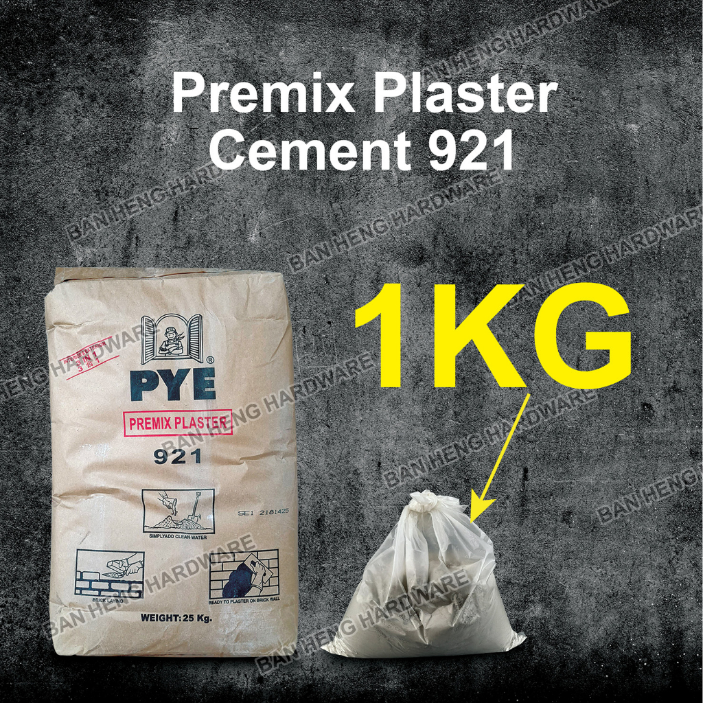 1KG Cement Simen Kelabu / 1KG White Cement / 1KG Sika Ceram 88 / 1KG PYE Premix Plaster 921 ...