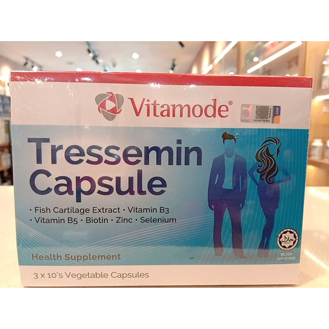 🔥HOT ITEM 🔥 READY STOCK🔥 VITAMODE TRESSEMIN CAPSULE 3 X 10'S VEGETABLE ...