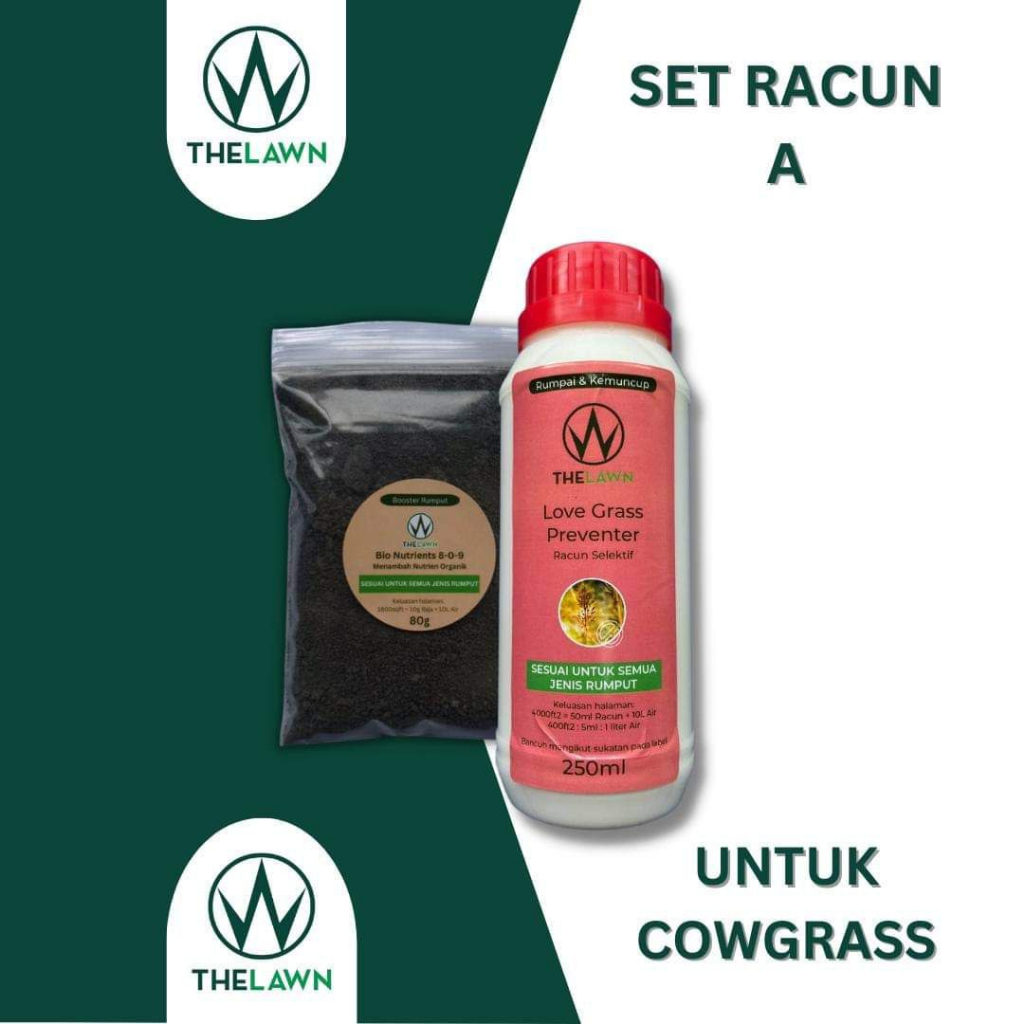 Set Racun Rumput Cowgrass Racun Rumpai Racun Kemuncup Cow grass ...