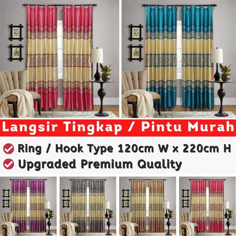 RENEOS Langsir Tingkap Langsir Pintu Hook / Ring Langsir Tingkap Murah ...
