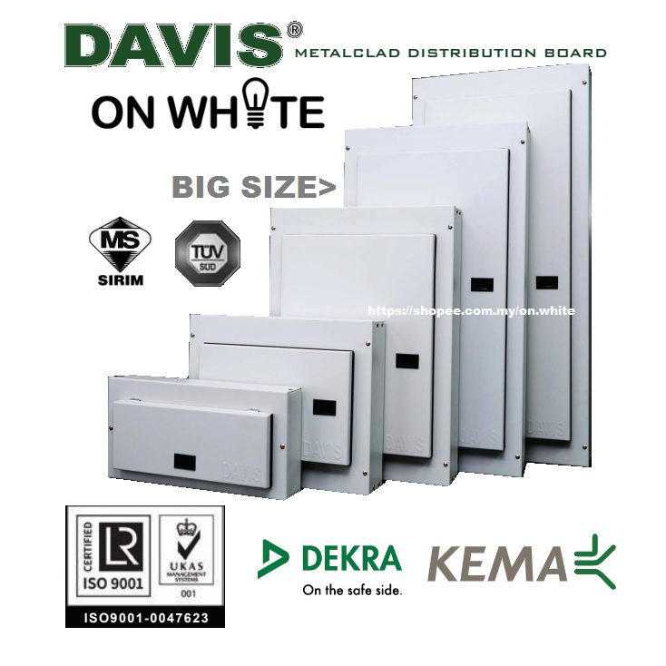 Davis DB Metalclad Distribution Board BIG(MCB BOX DIN RAIL TYPE /DB ...