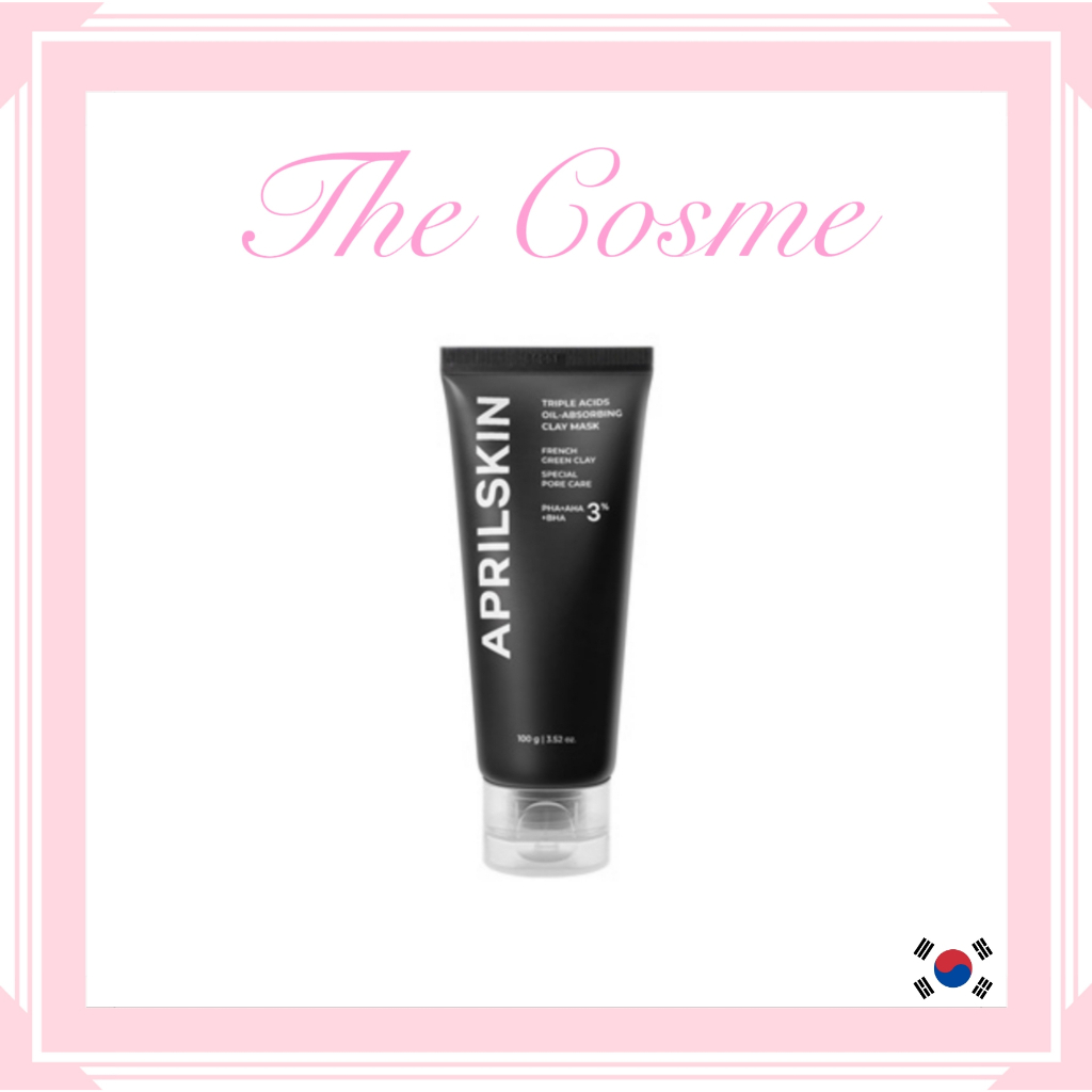 [READY STOCK] April Skin Triple Acids Oil Absorbing Clay Mask 100g ...