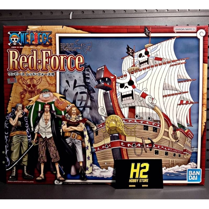 Original Bandai. One Piece. Red-Force. Red Hair Pirates's Ship | Shopee ...