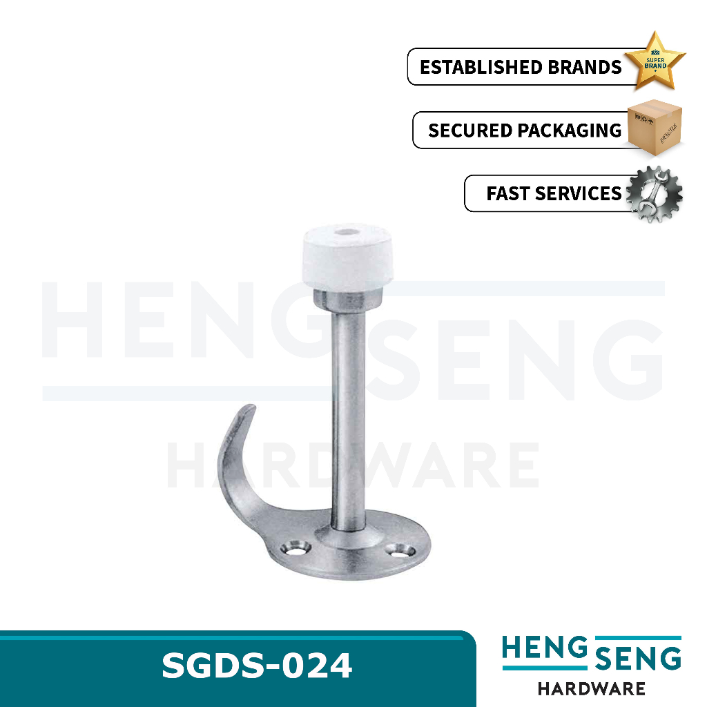 ST GUCHI SGDS-024/SS DOOR STOPPER (COAT HOOK) | Shopee Malaysia