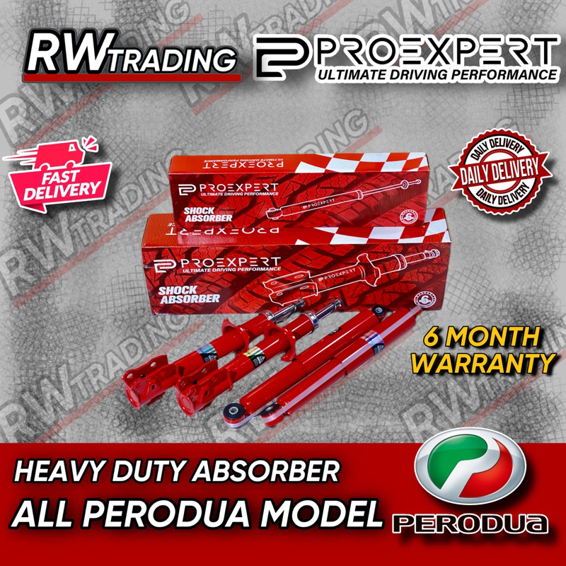PROEXPERT HEAVY DUTY ABSORBER PERODUA MYVI AXIA BEZZA | Shopee Malaysia