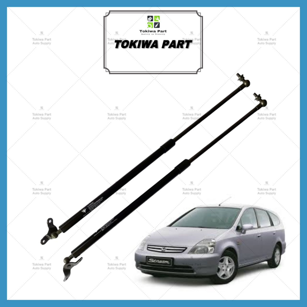 Rear Bonnet Absorber Boot Honda Stream RN1 RN1-5 Damper Rear Boot Right ...