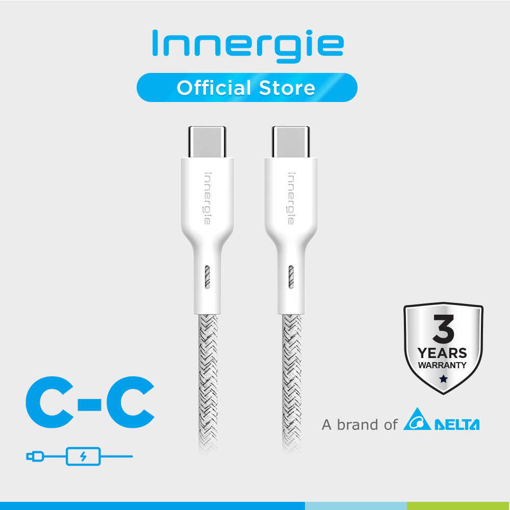 Innergie C-C 1.8meter Type C to Type C Cable 5A PD100W Fast charging USB 2.0 Fast Charging ...