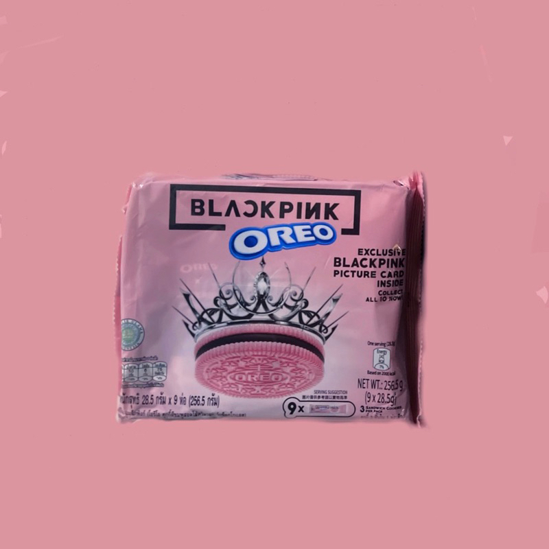 Oreo x Blackpink Sandwich Cookies Limited Edition 248.4g / 256.5g ...