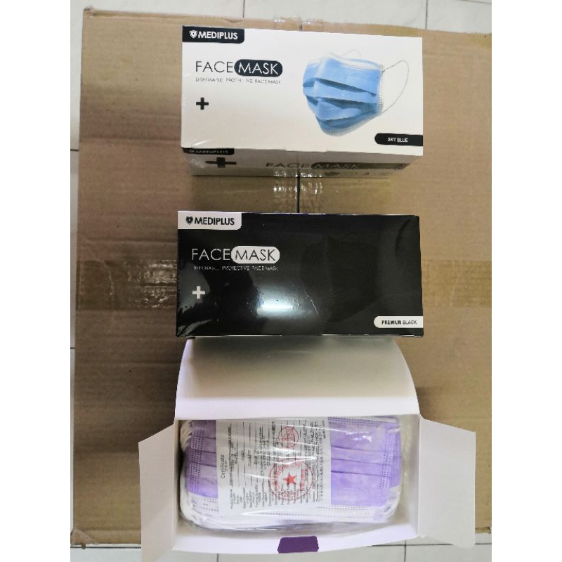 🔥MEDIPLUS/MEDICGOLD 3 PLY DISPOSABLE PROTECTIVE FACE MASK🔥 | Shopee ...