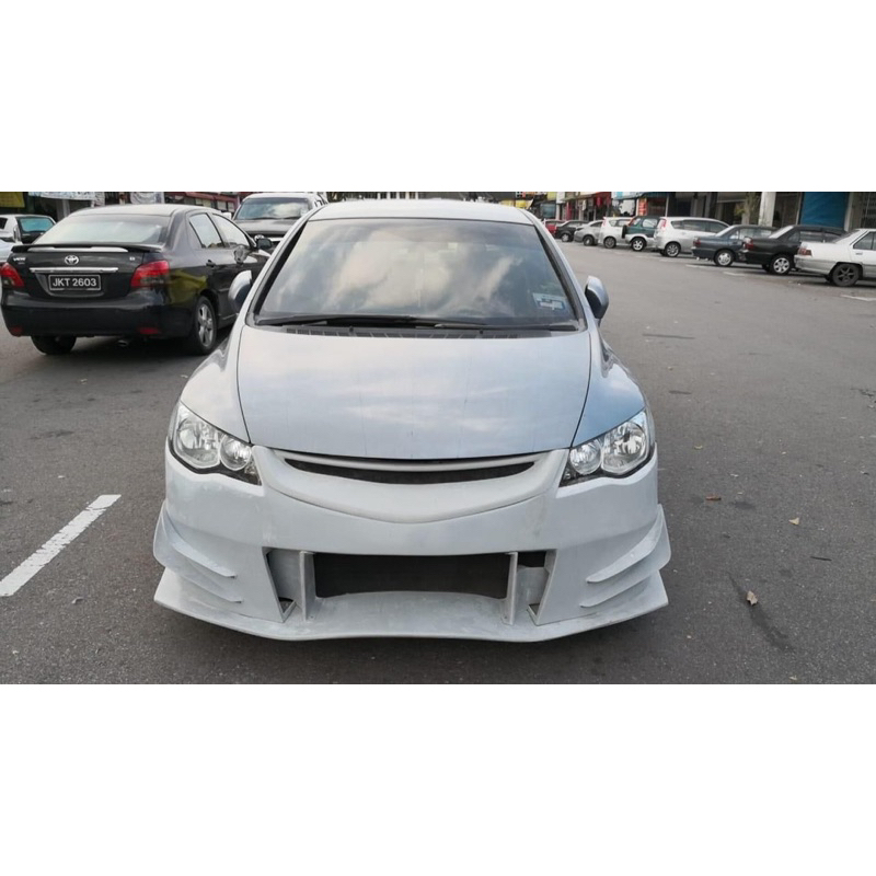 Honda Civic fd2r type S front bumper canard cannards 2006 2007 2008 ...