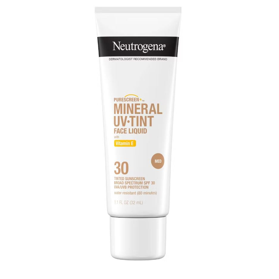 Neutrogena Purescreen+ Mineral UV Tint Face Liquid Sunscreen 32ml ...