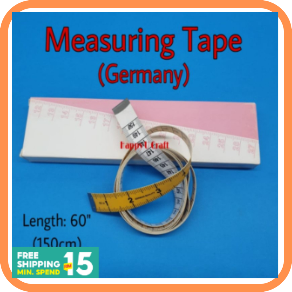 (1 unit) Germany Tali Ukur / Measuring Tape 60 inch (150cm) | Shopee ...