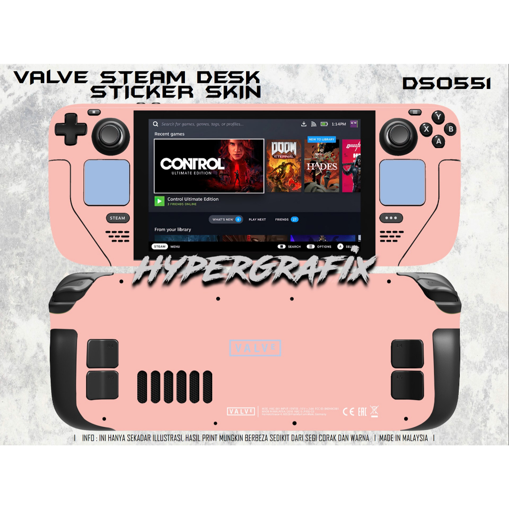 Steam Deck Sticker Skin 0551 | Shopee Malaysia