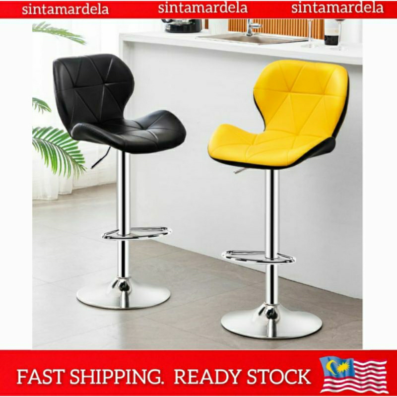 Eames Bar Stool Chair Adjustable Height Counter chair Swivel Kerusi Bar Salon Spa Kerusi Kaunter ...
