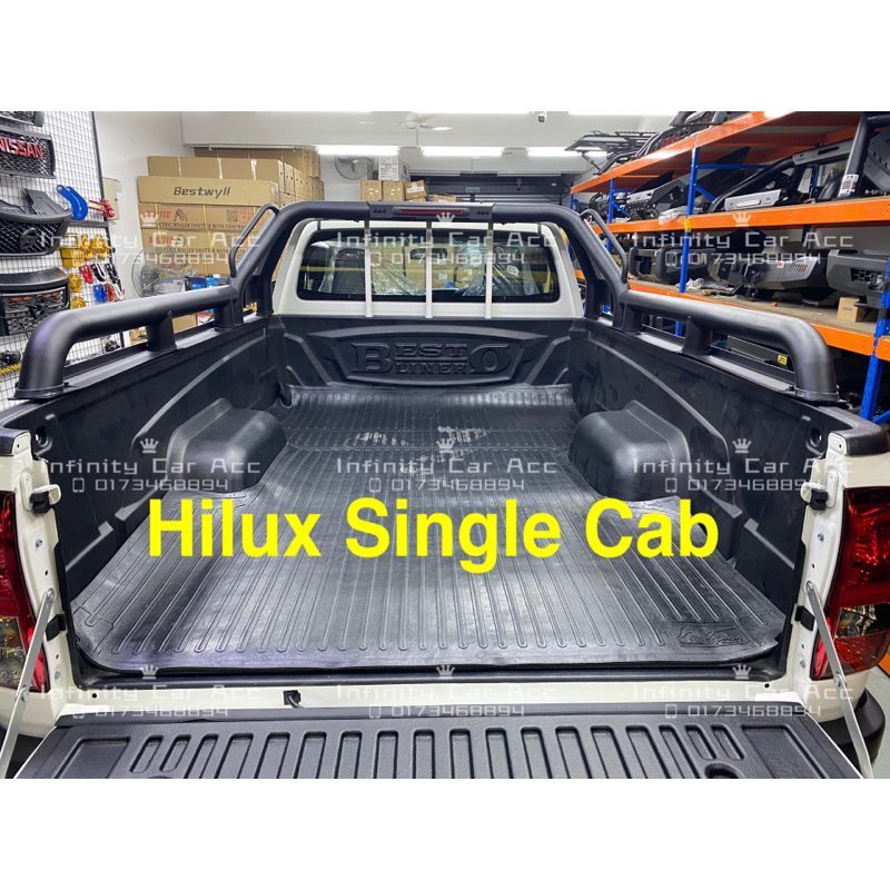Toyota Hilux Vigo Revo（Single Cab 2 Door）PARAMAT Bedliner trunk rubber ...