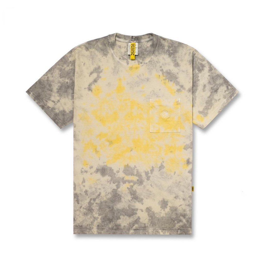 Vearst Beth Yellow Grey Tie Dye Shirt | Shopee Malaysia