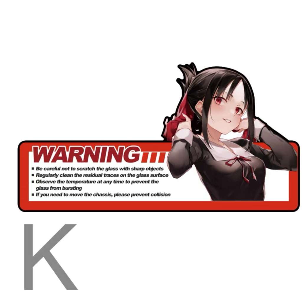 Gawr Gura Hololive Vtuber Computer PC Case Sticker Transparent Glass ...