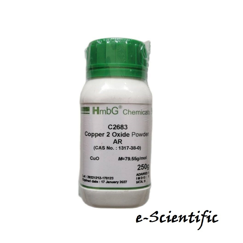 Copper (II) Oxide, AR, 250g, HmbG | Shopee Malaysia
