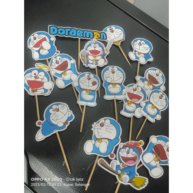HAPPY BIRTHDAY topper cake doraemon | Shopee Malaysia