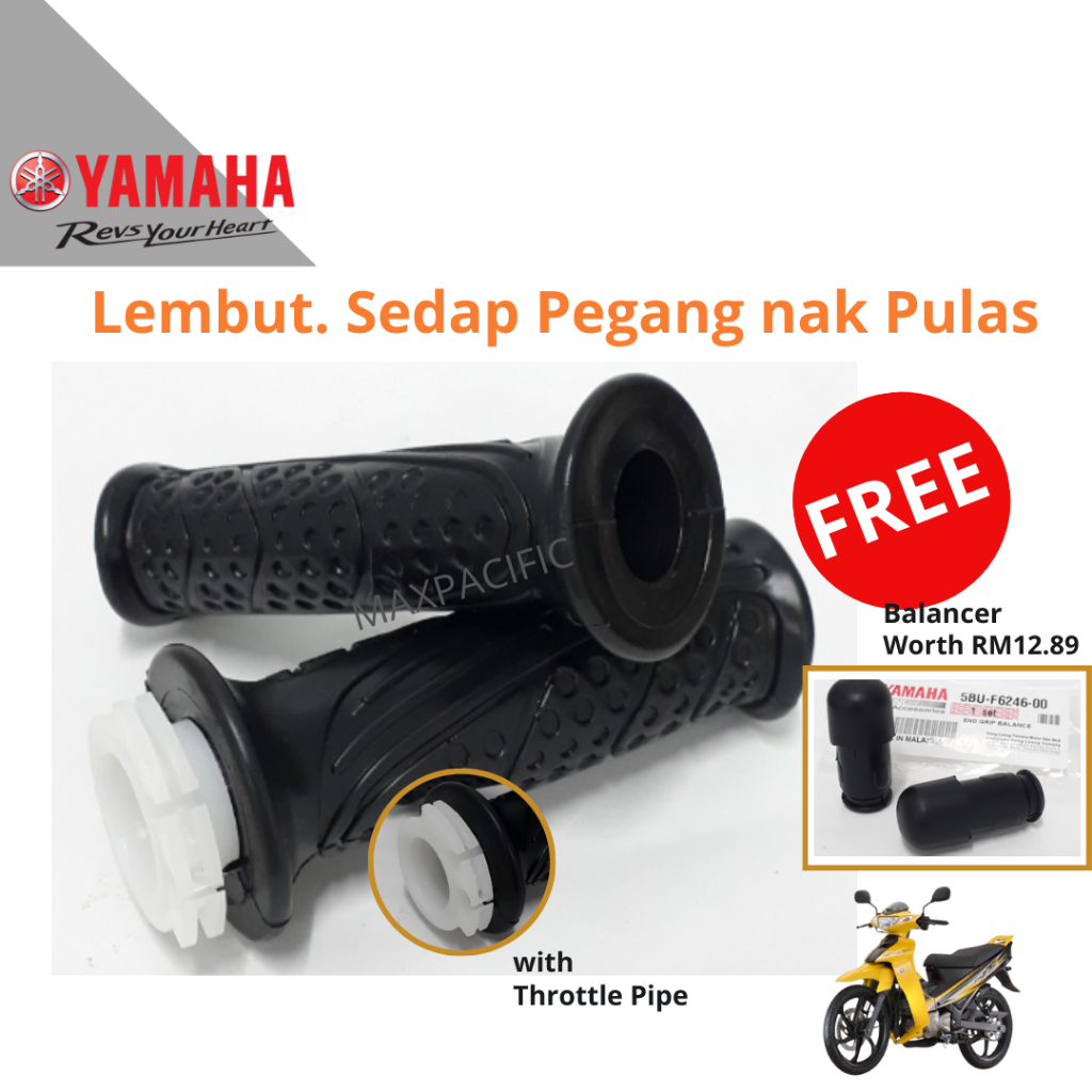 Yamaha Handle Grip 125zr 125z y125zr y125z With Throttle Tube Free ...
