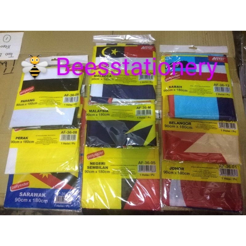 Bendera Malaysia / bendera setiap negri - 2x4 / 3x6 flag (ready stock ...