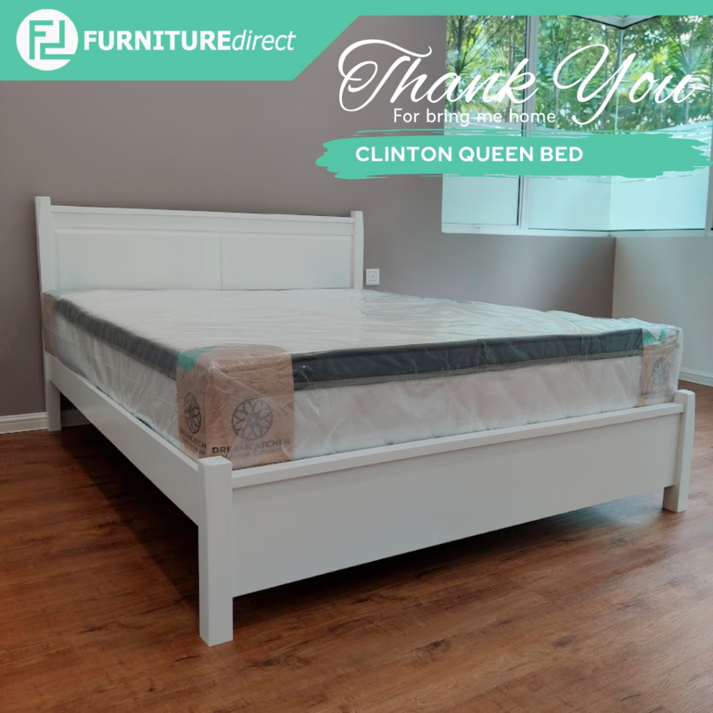 Furniture Direct ALEXANDER solid wood Queen and King size bed frame ...