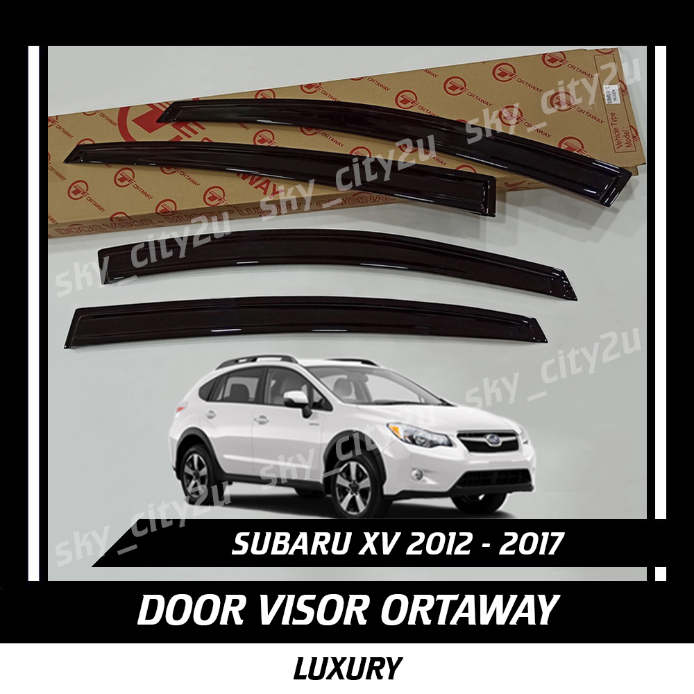 Subaru XV 2012 2013 2014 2015 2016 2017 Subaru XV GP Door Visor Luxury ...