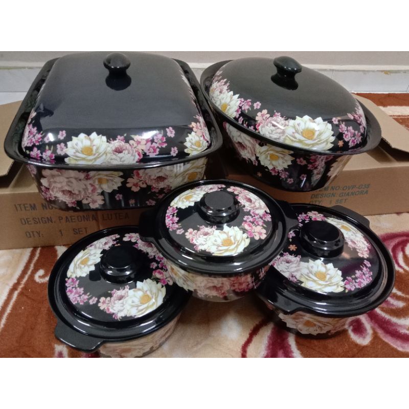 🔥 💯MELAMINE🔥 BUNGA GIANORA 💥 SET PINGGAN MANGKUK💝+FREE GIFT🎁 | Shopee ...