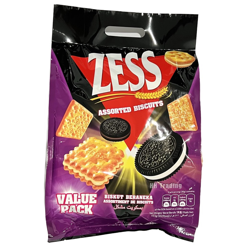 451g ZESS ASSORTED BISCUITS / BISKUT BERANEKA (VALUE PACK) | Shopee ...