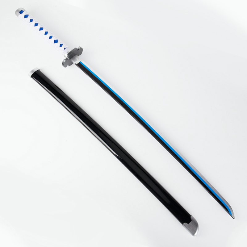 Demon Slayer Sun Wheel Sword Wooden 104CM Tanjiro Zenitsu Giyu Pedang ...