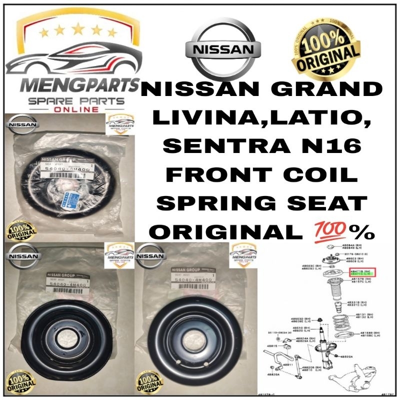 ORIGINAL 💯% NISSAN GRAND LIVINA, NISSAN LATIO,NISSAN SENTRA N16 FRONT ...