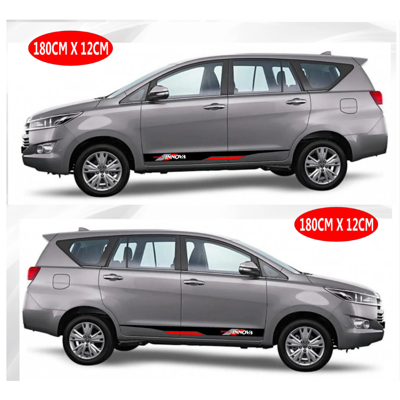 Toyota Innova Body Decals Sticker / Machine Cut Vinyl Sticker | Shopee ...