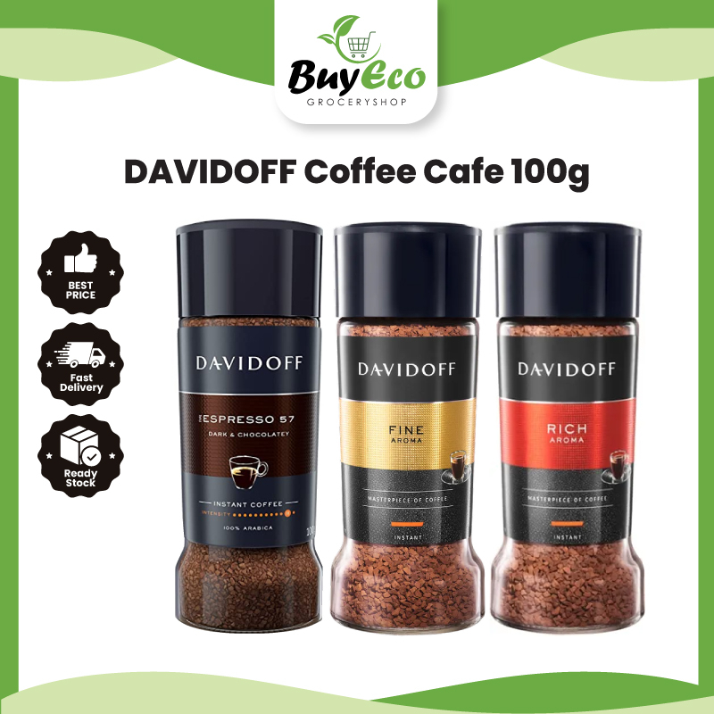 Davidoff Coffee Cafe 100g Assorted Instant Coffee Espresso Kopi ...