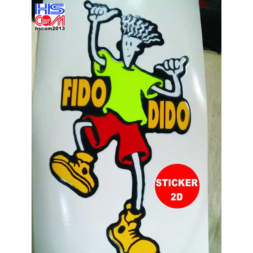 0189 20230227-1116 FIDO DIDO STIKER 2D CLEAR-COATED | Shopee Malaysia