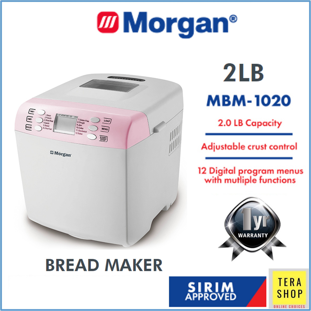 Morgan MBM-1020 Bread Maker 2LB | Shopee Malaysia