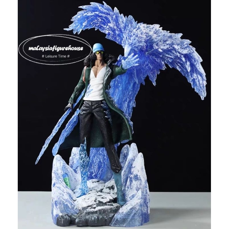 🔥READY STOCK🔥40CM ONE PIECE BP MARINE AOKIJI KUZAN BATTLE COPY RESIN GK ...