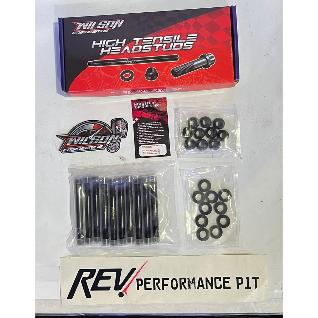 Wilson Engineering Main Stud Kits for Mitsubishi Evo 1-9 4G63 VR4 ...
