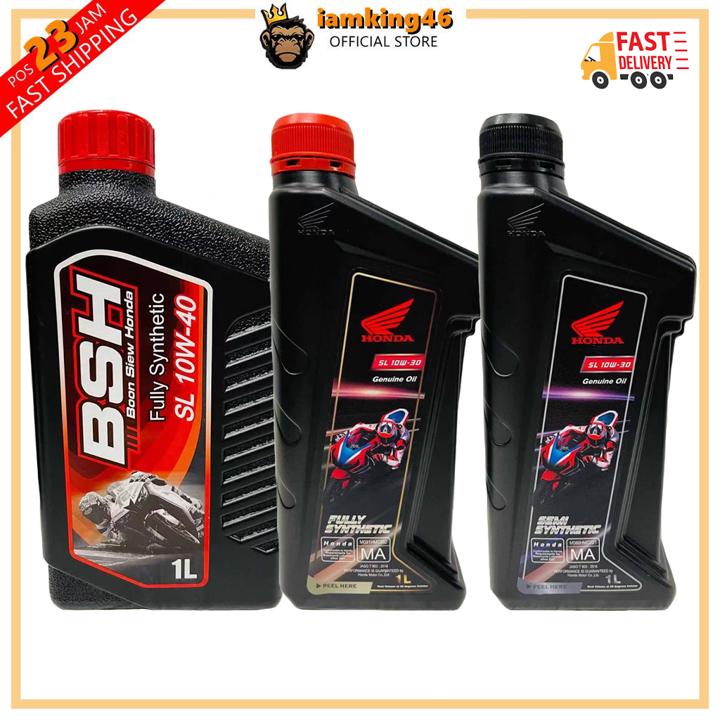 Boon Siew Honda BSH Fully Synthetic Engine Oil 4T RS150R DASH RS150 10W ...