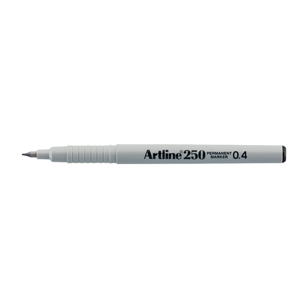Artline 250 Writing Pen Fine Point Permanent Ink 8 Colours | Shopee ...