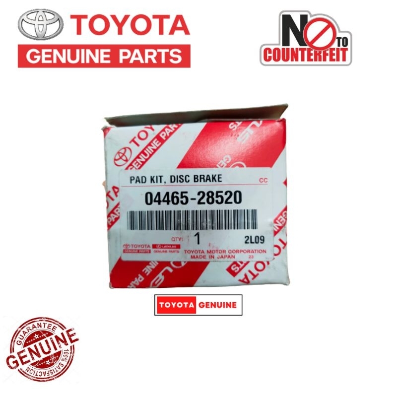 Toyota Estima Vellfire Alphard Front Brake Pad ACR50 ANH20 GGH20 AGH30 ...