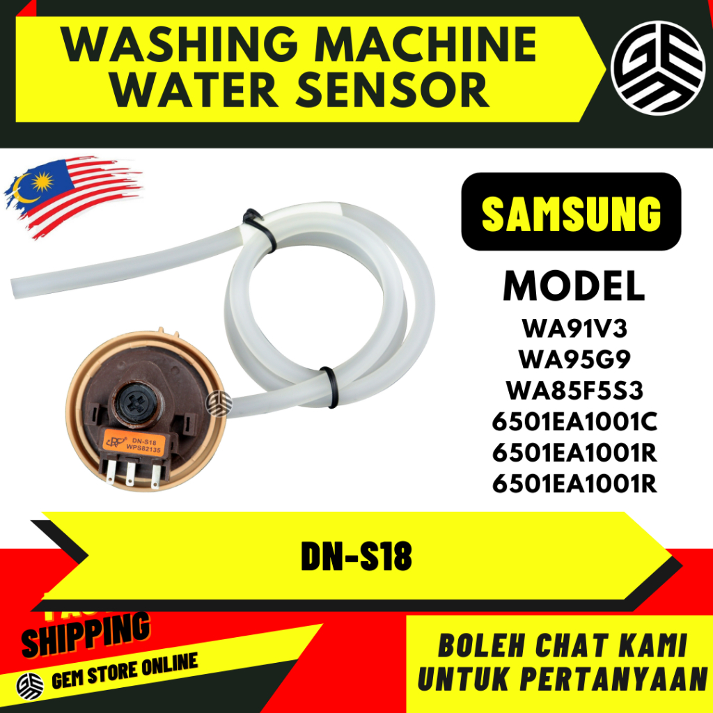 SAMSUNG Washing Machine Water Level Sensor / Sensor Mesin Basuh WA91V3 ...