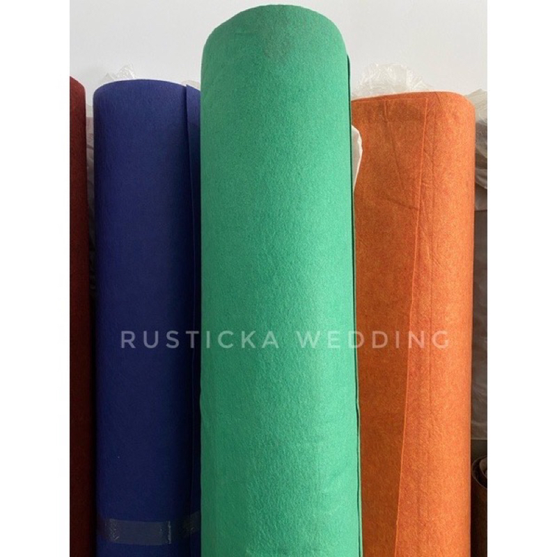 3ft 1 Roll 25 meter 82ft Needle Punch Carpet Merah Hijau Putih Kuning ...