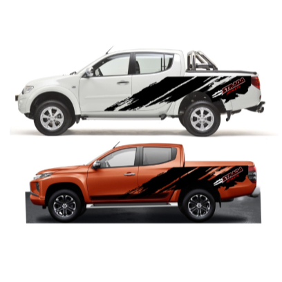 mitsubishi strada triton athlete cutout decals | Shopee Malaysia