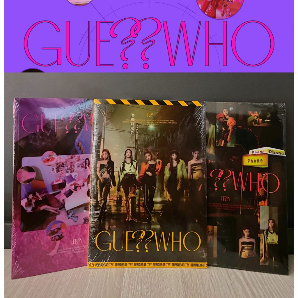 ITZY GUESS WHO ALBUM - Ready Stock & Sealed | Shopee Malaysia