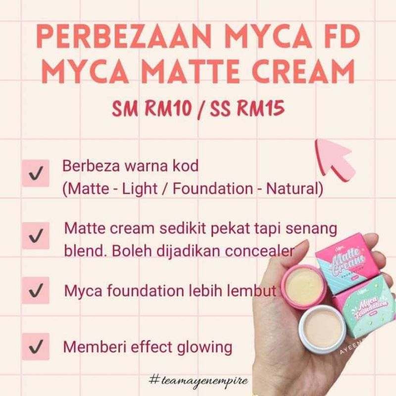 MYCA FOUNDATION /MYCA CREAM | Shopee Malaysia