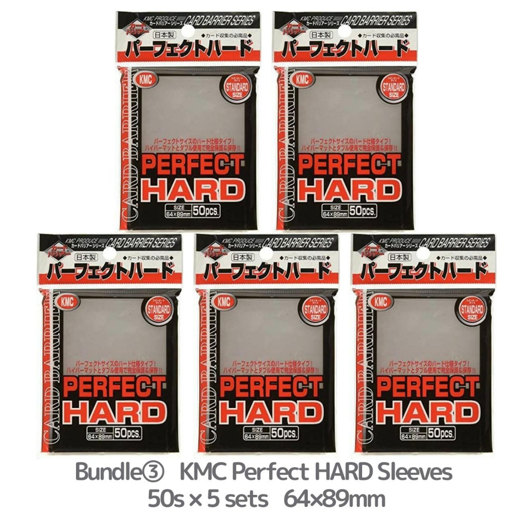 KMC Perfect Sleeves Standard Size/Hard/Side-in (Japan) bundle Pokemon ...