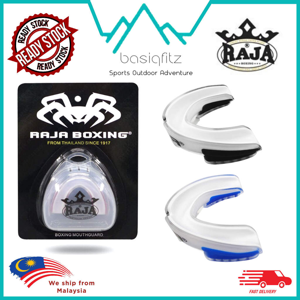 [Genuine] RAJA Muay Thai Boxing MMA Mouthguard for Adult And Kids gum ...