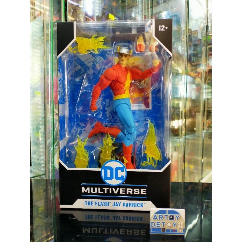 McFarlane Toys DC Multiverse 7"Inch The Flash Age Jay Garrick | Shopee ...