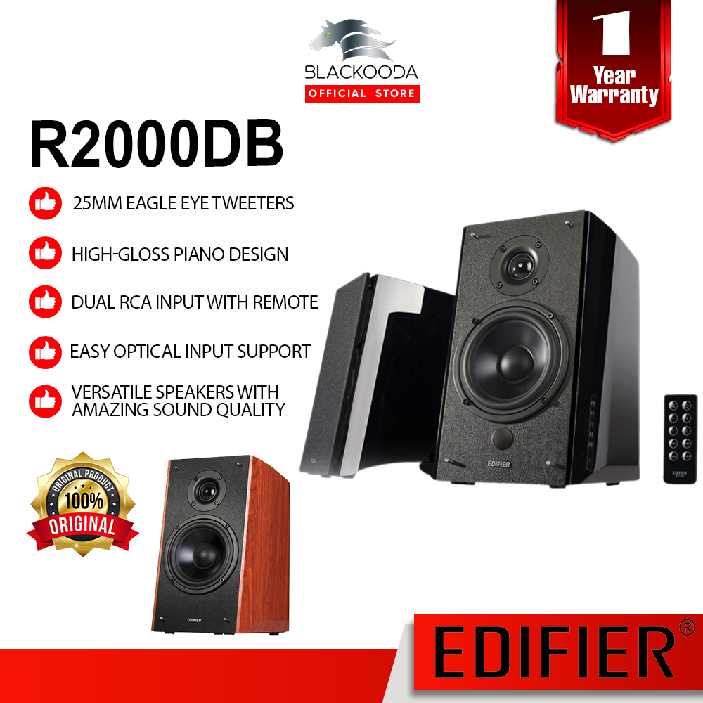 Edifier R2000DB High Performance Studio 2.0 Speaker with Bluetooth ...